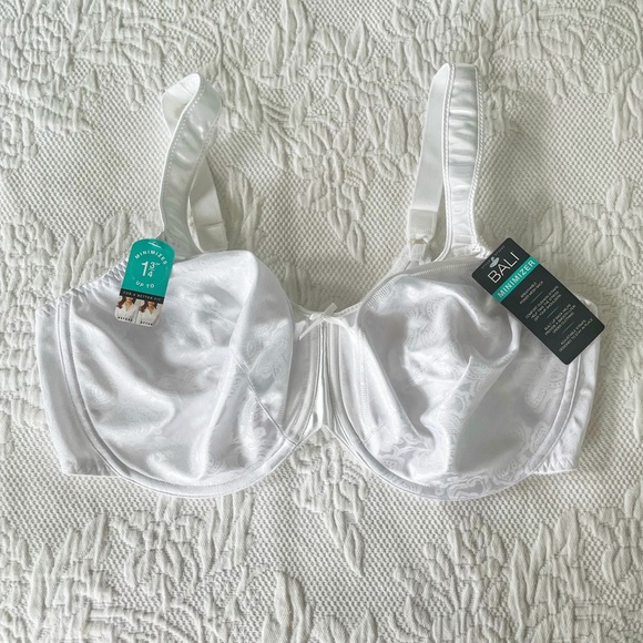 Bali | Intimates & Sleepwear | Nwt Bali White Satin Tracings Minimizer ...